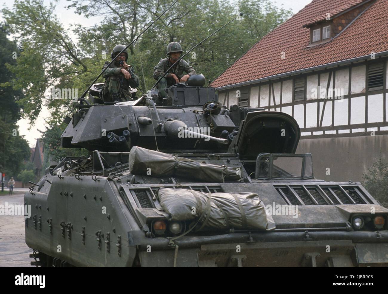 US Army, M3 Bradley infantry fighting vehicle during NATO exercises in ...