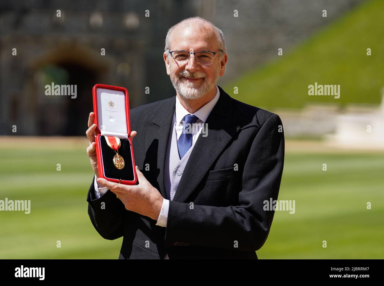 Sir Andrew Pollard after he was made a Knight Bachelor, following an ...