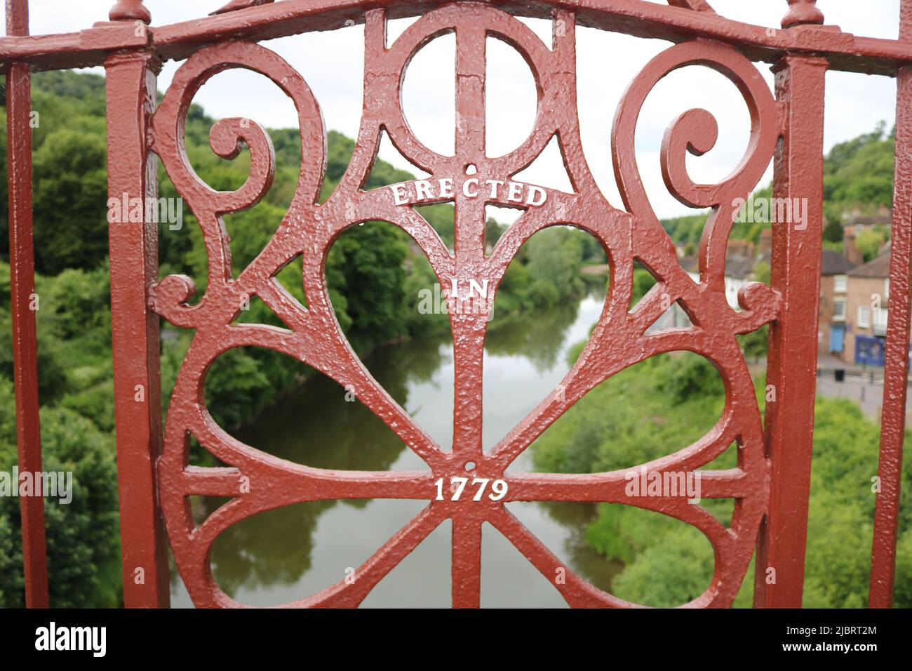 The Iron Bridge, Telford, Shropshire, UK - Tourist Attraction. Erected ...