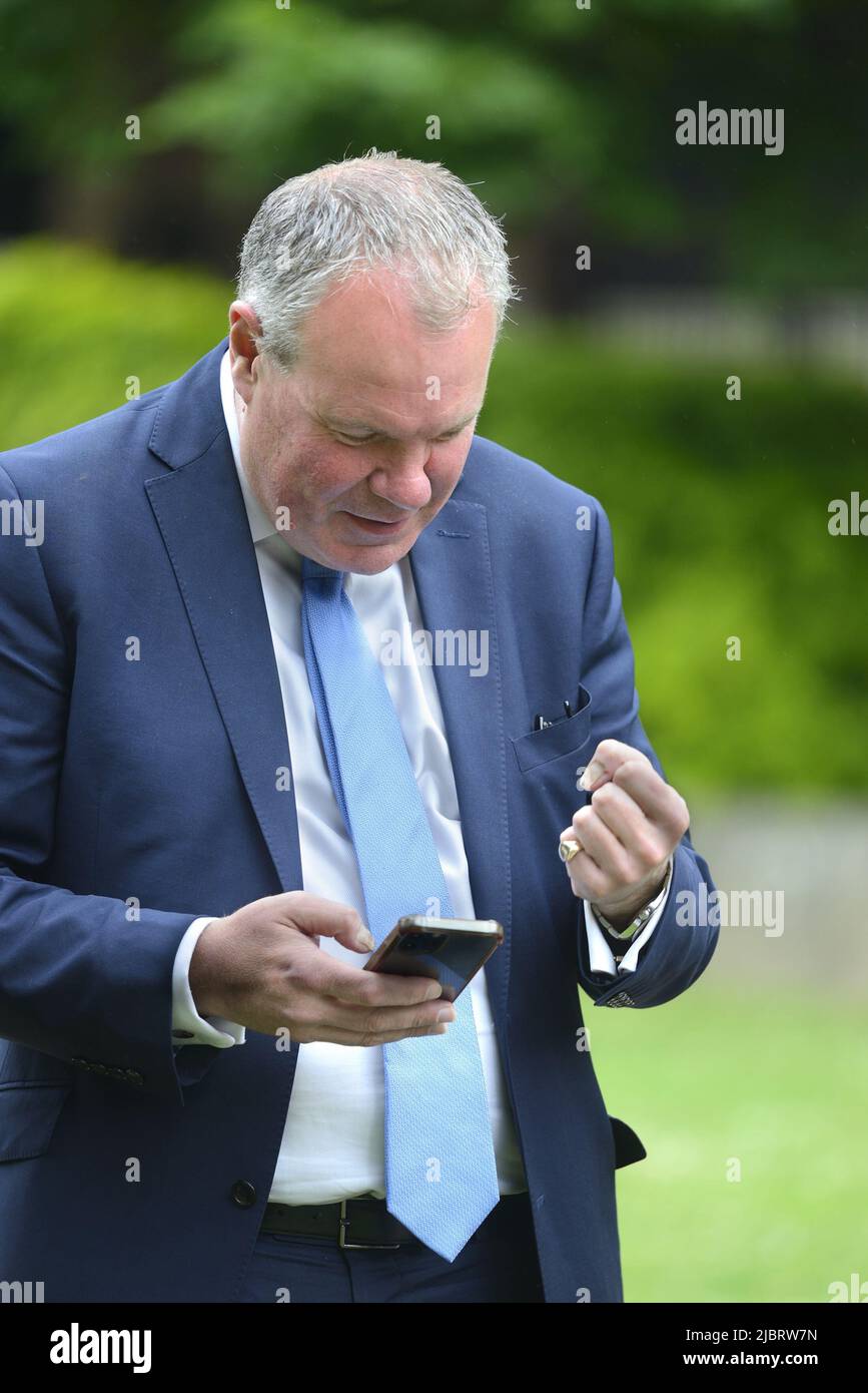 Conor Burns MP (Con: Bournemouth West) in Westminster, being ...