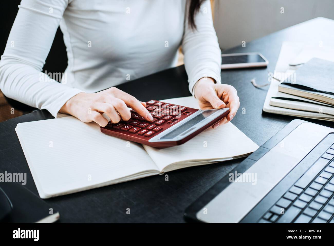 Accounting Formulas Equations for Accountants. Female Accountant ...