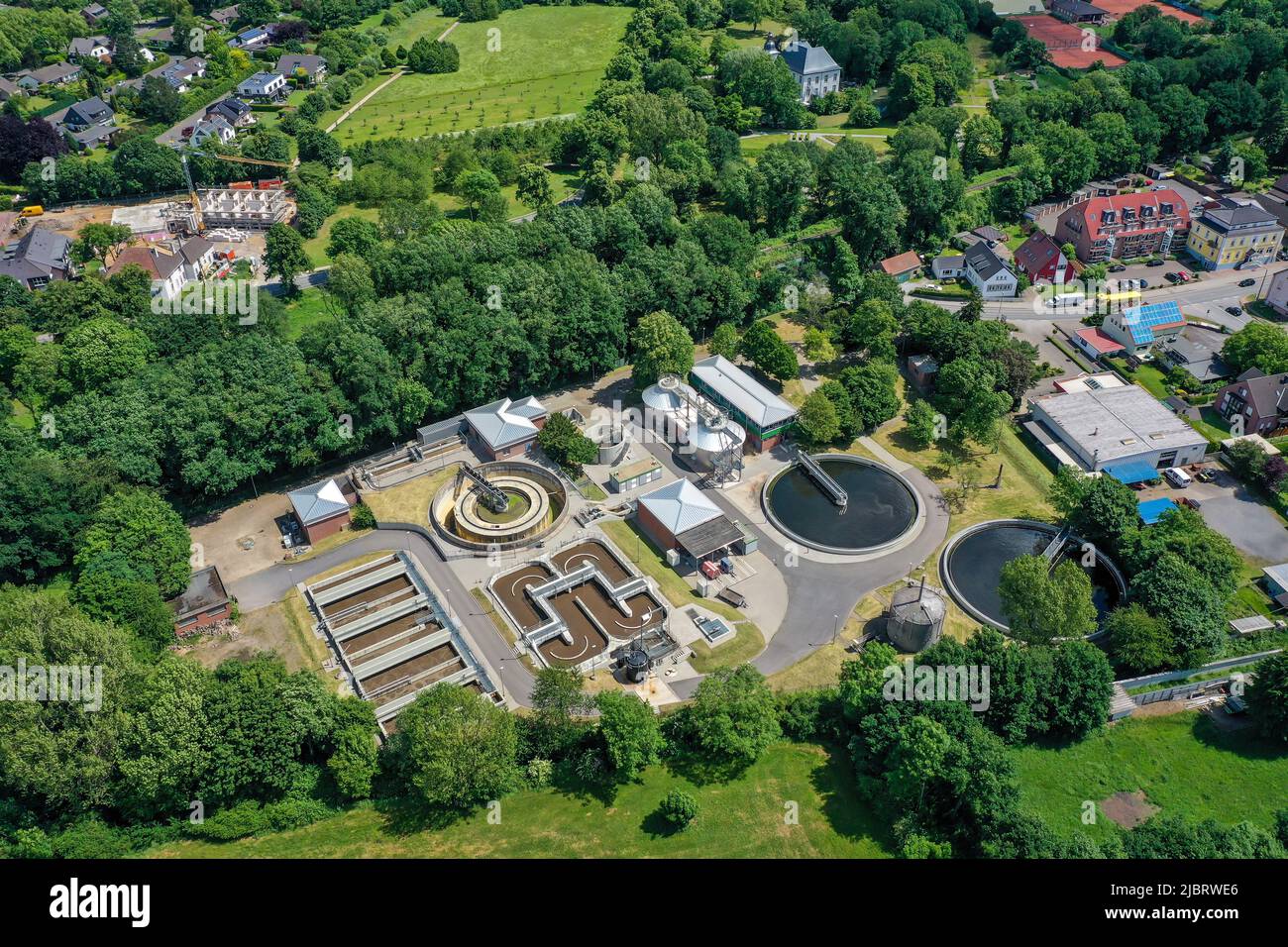 Voerde, Niederrhein, Nordrhein-Westfalen, Germany - Wastewater ...