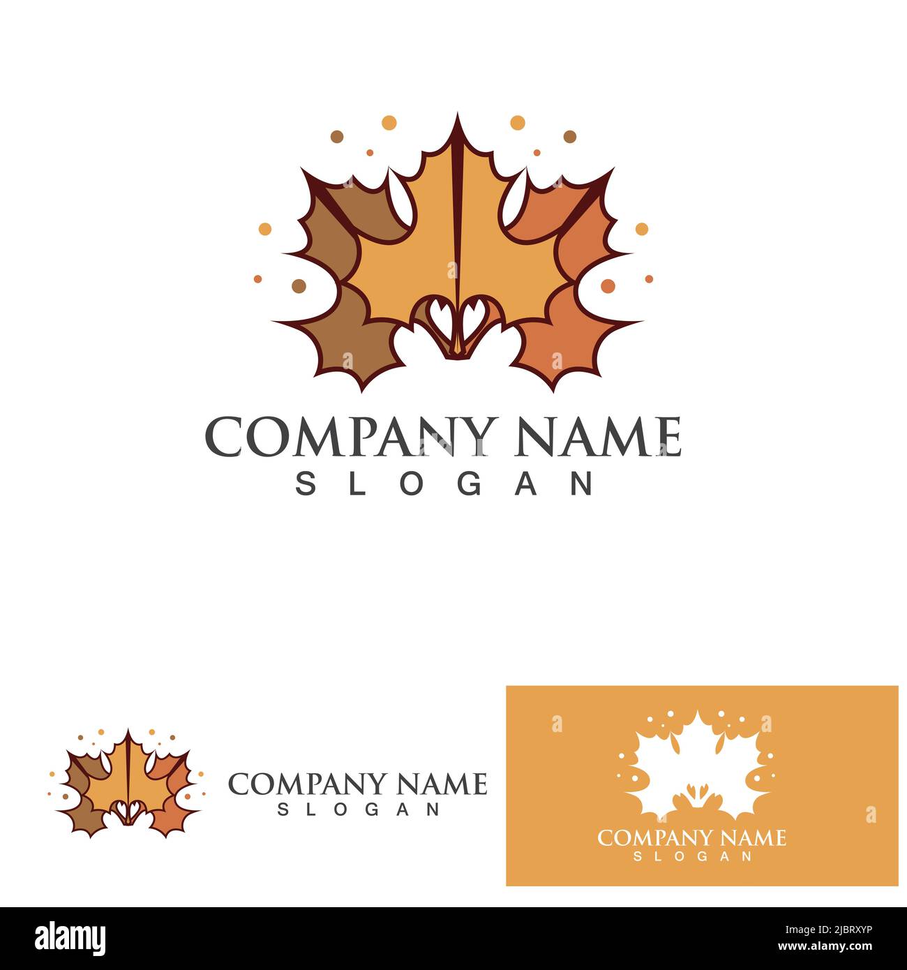 Maple leaf vector illustration design template Stock Vector Image & Art ...