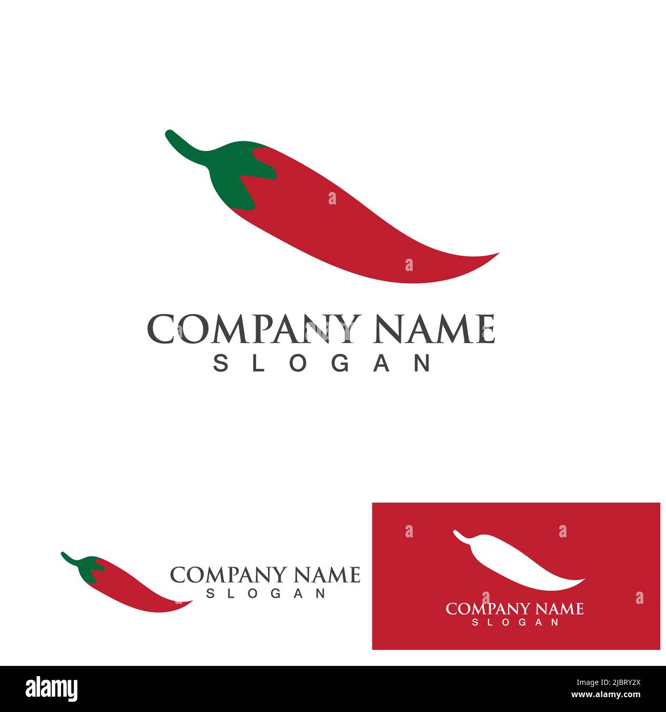 Chili pepper logo vector icon illustration design template Stock Vector ...