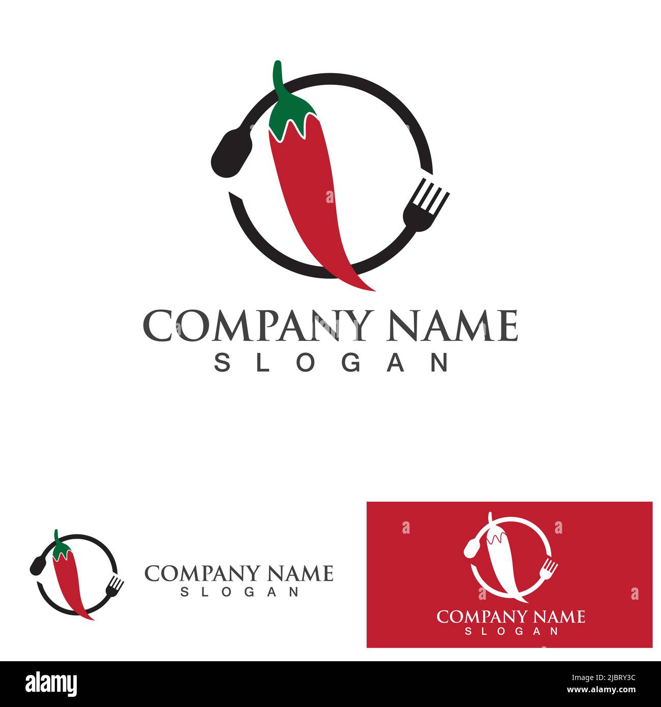 Chili pepper logo vector icon illustration design template Stock Vector ...