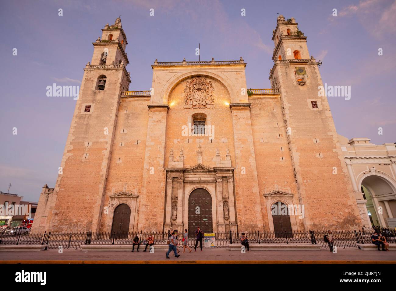 Mexico, Yucatán state, Merida capital of Yucatán, Cathedral of Merida ...