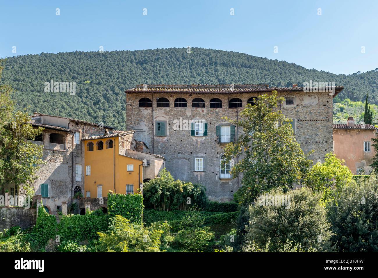 The ancient Medici Villa of Buti, Pisa, Italy, surrounded by greenery ...