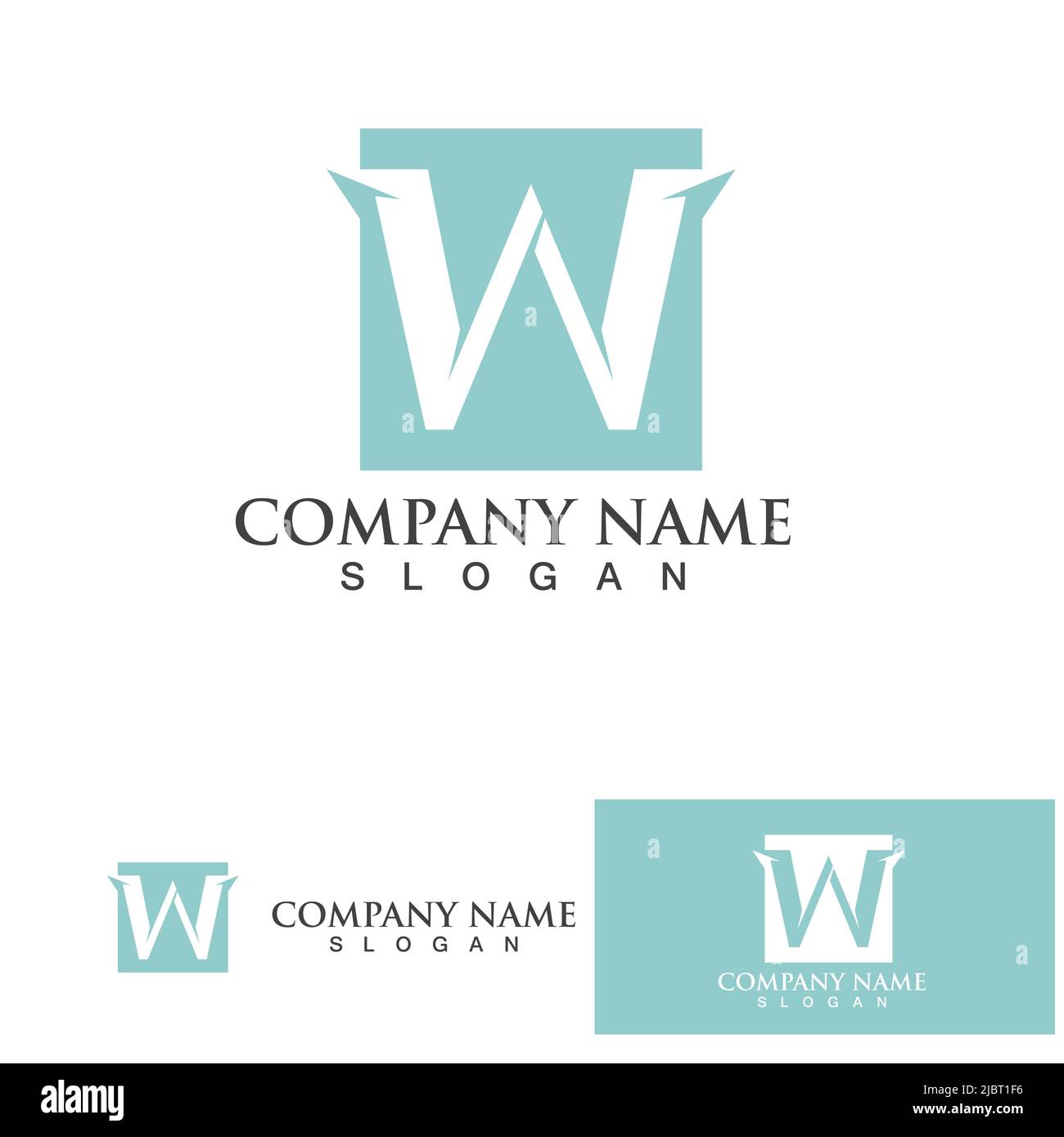 W Letter Logo Template vector illustration design Stock Vector Image ...