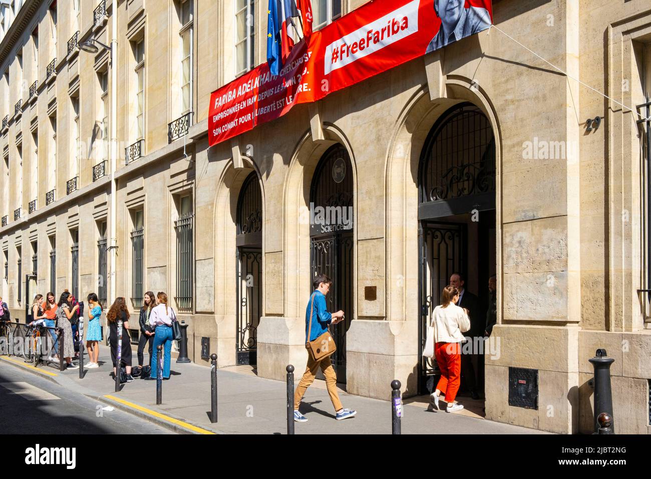 France, Paris, Science-Po, Institute of Political Sciences Stock Photo ...