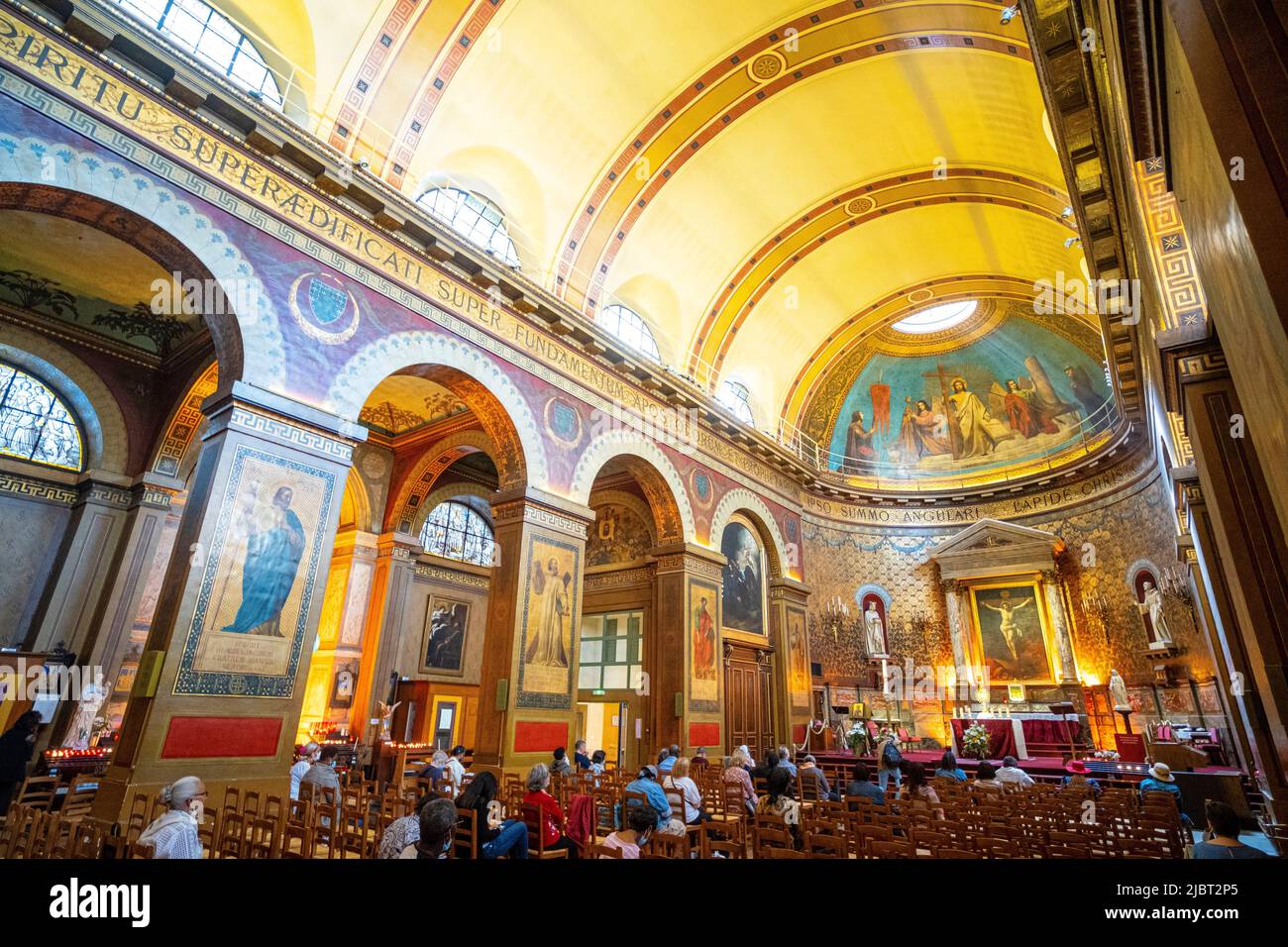 France, Paris, Saint-Louis-d'Antin church Stock Photo - Alamy