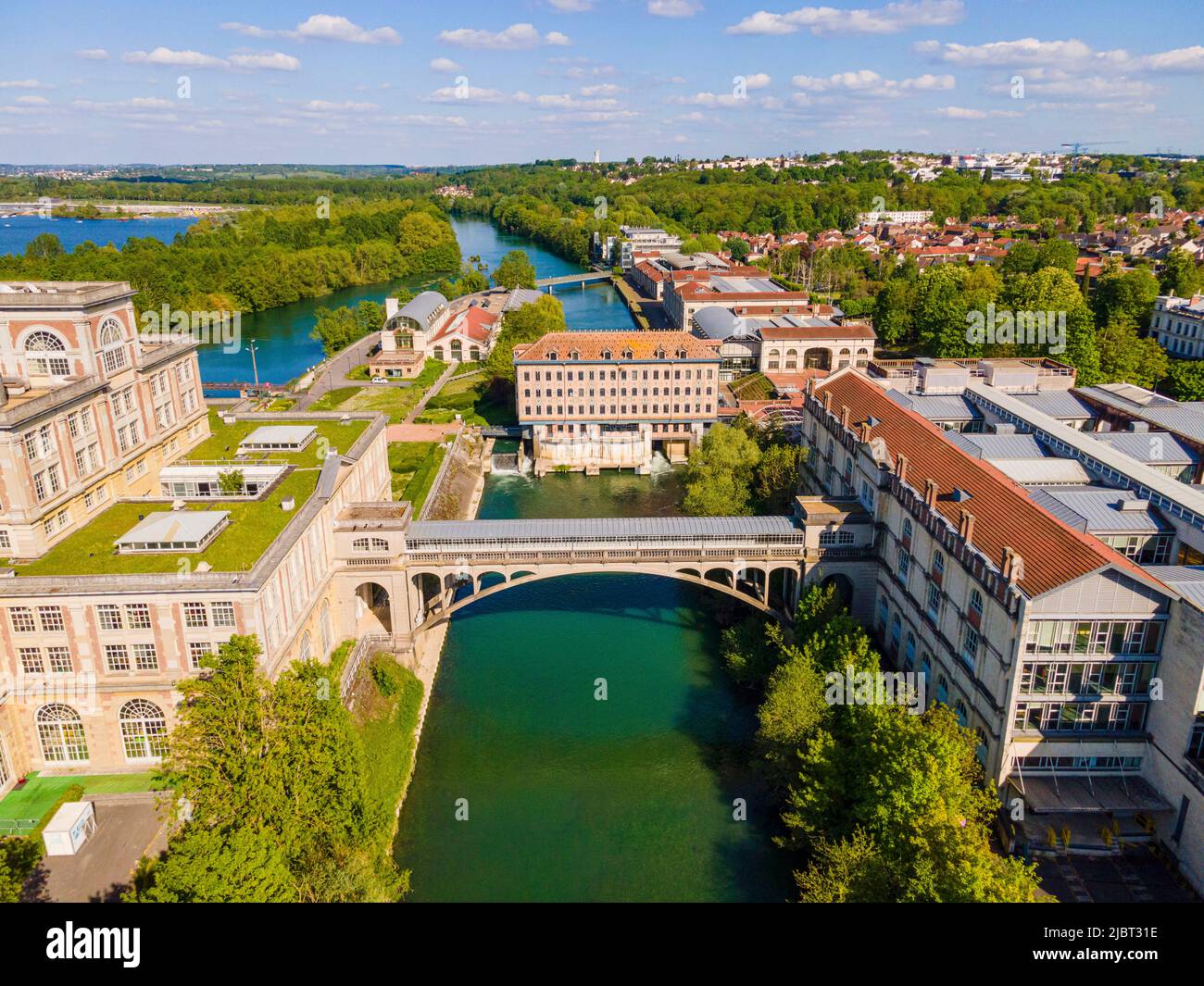 Menier factory noisiel hi-res stock photography and images - Alamy