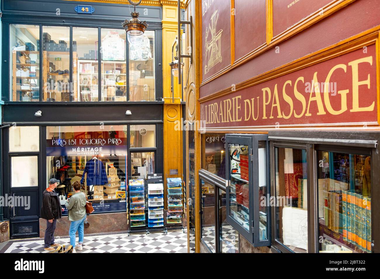 France, Paris, passage Jouffroy Stock Photo - Alamy