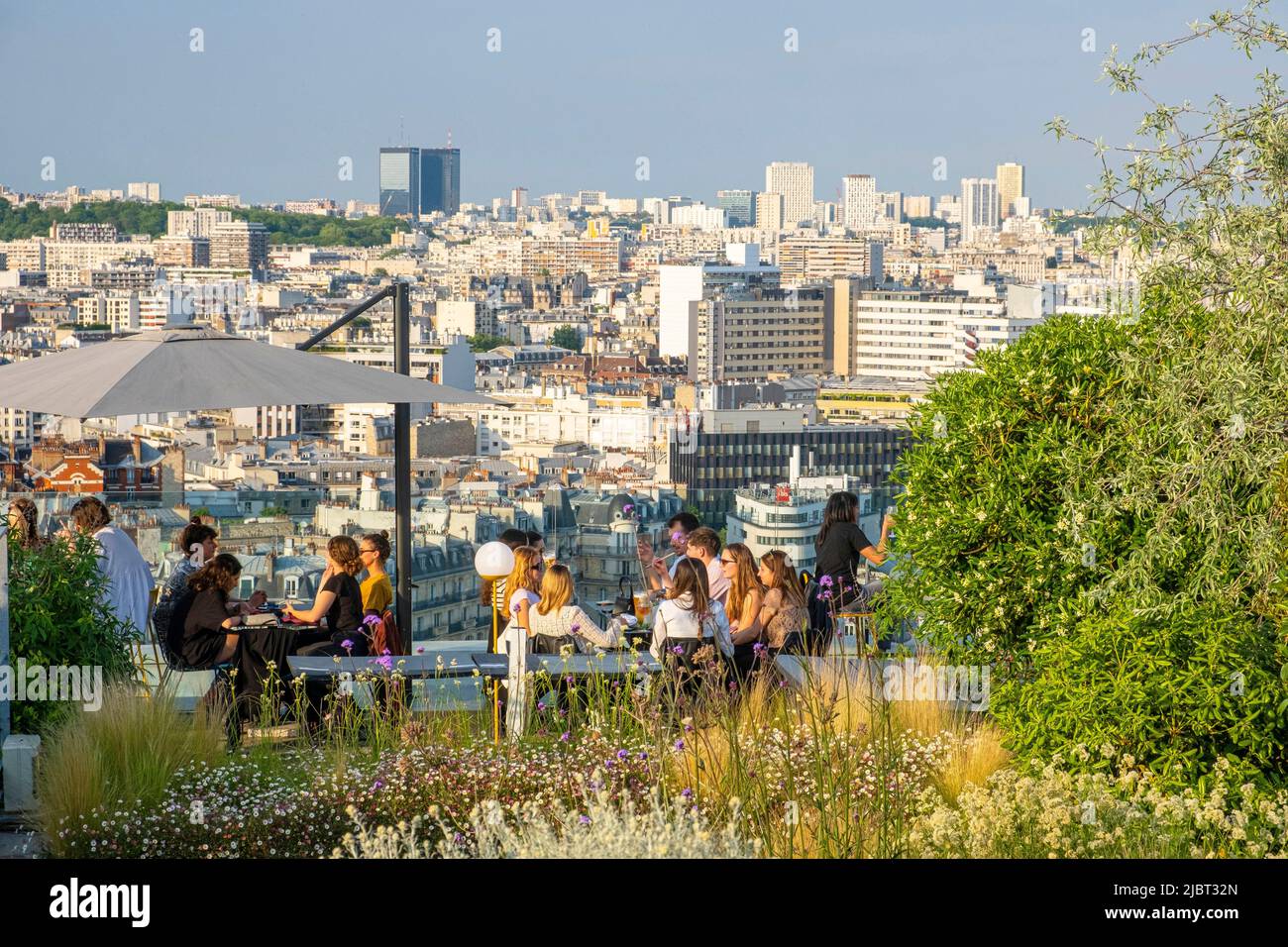 France, Paris, Rooftop Laho Stock Photo - Alamy