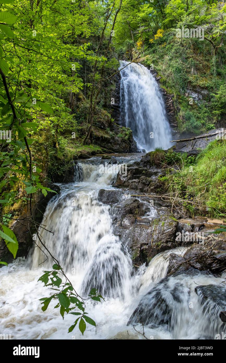 France, Correze, Albussac, waterfall of Murel Stock Photo - Alamy
