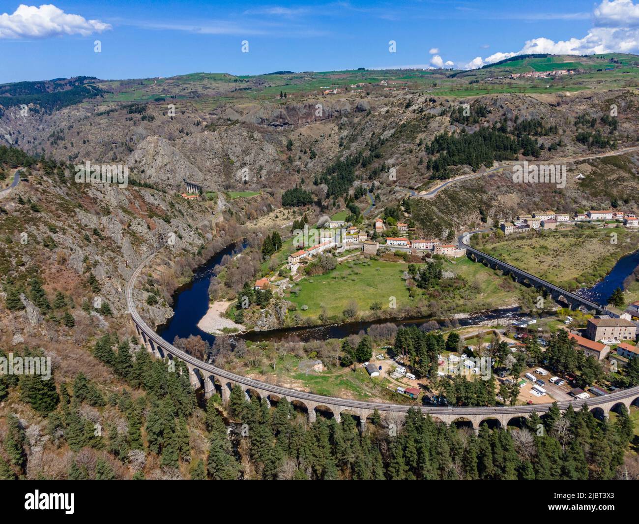 Chapeauroux viaduct hi-res stock photography and images - Alamy