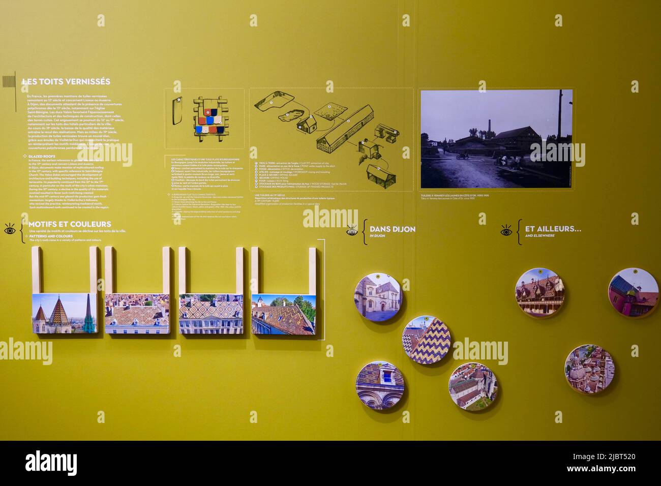 France, Cote d'Or, Dijon, area listed as World Heritage by UNESCO ...