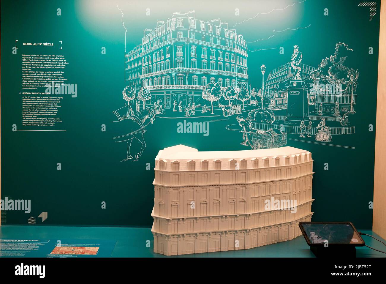 France, Cote d'Or, Dijon, area listed as World Heritage by UNESCO ...