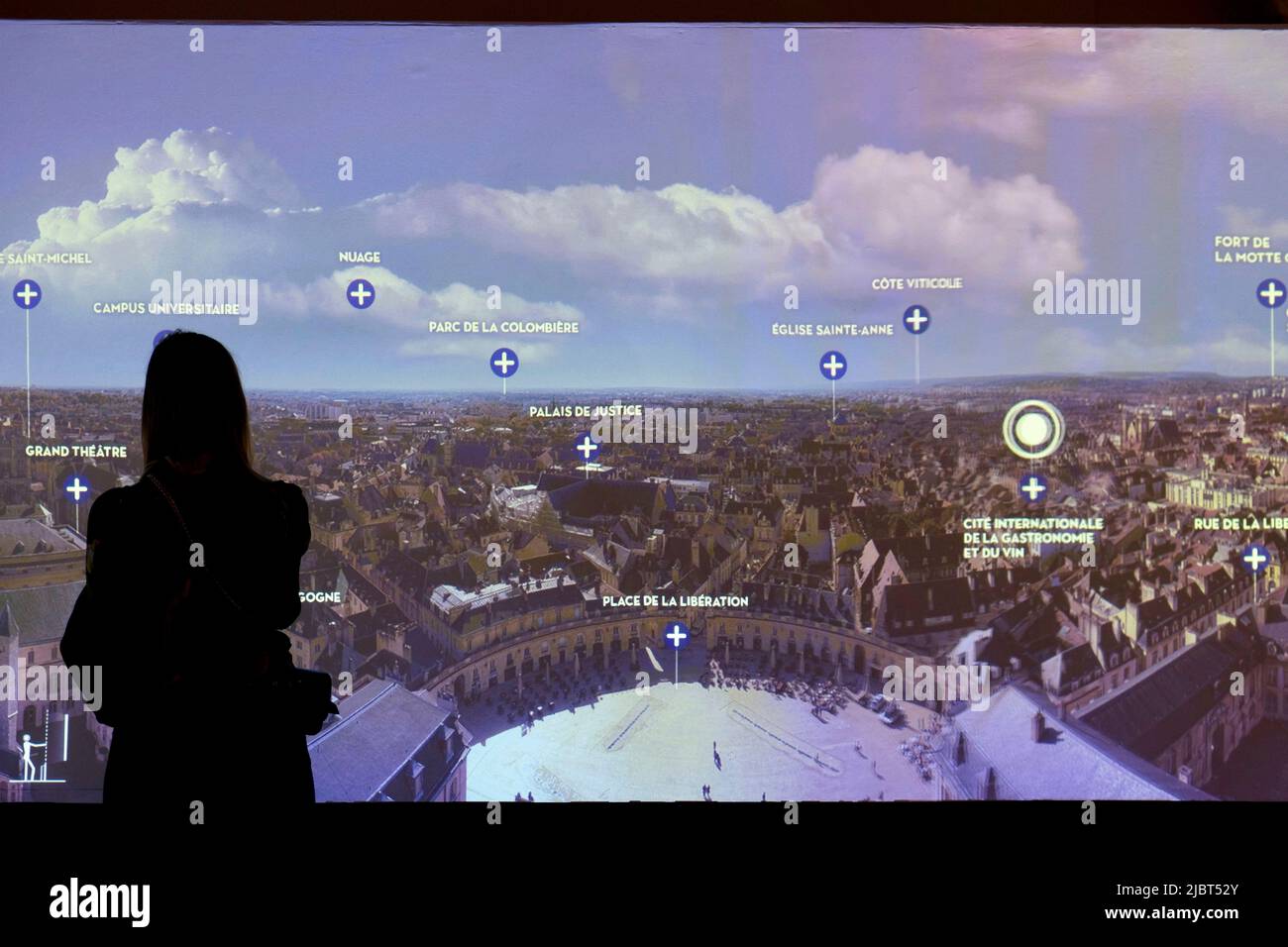 France, Cote d'Or, Dijon, area listed as World Heritage by UNESCO ...