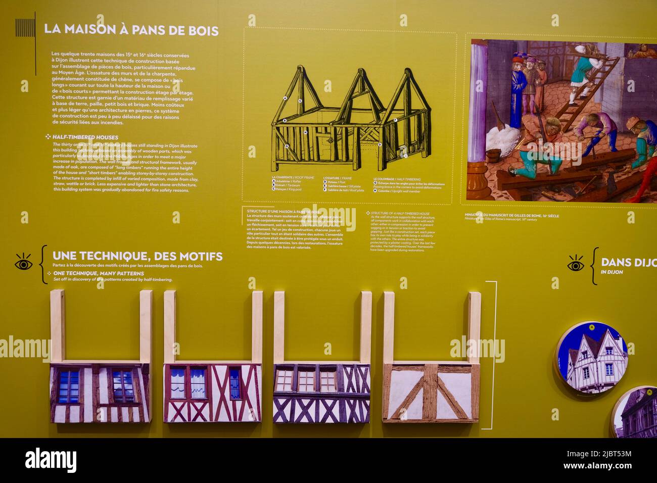 France, Cote d'Or, Dijon, area listed as World Heritage by UNESCO ...