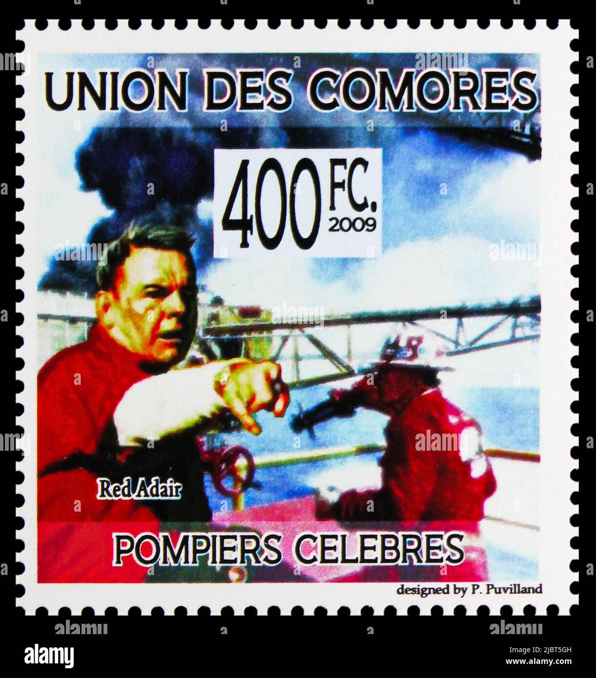 MOSCOW, RUSSIA - MAY 20, 2022: Postage stamp printed in Comoros shows ...