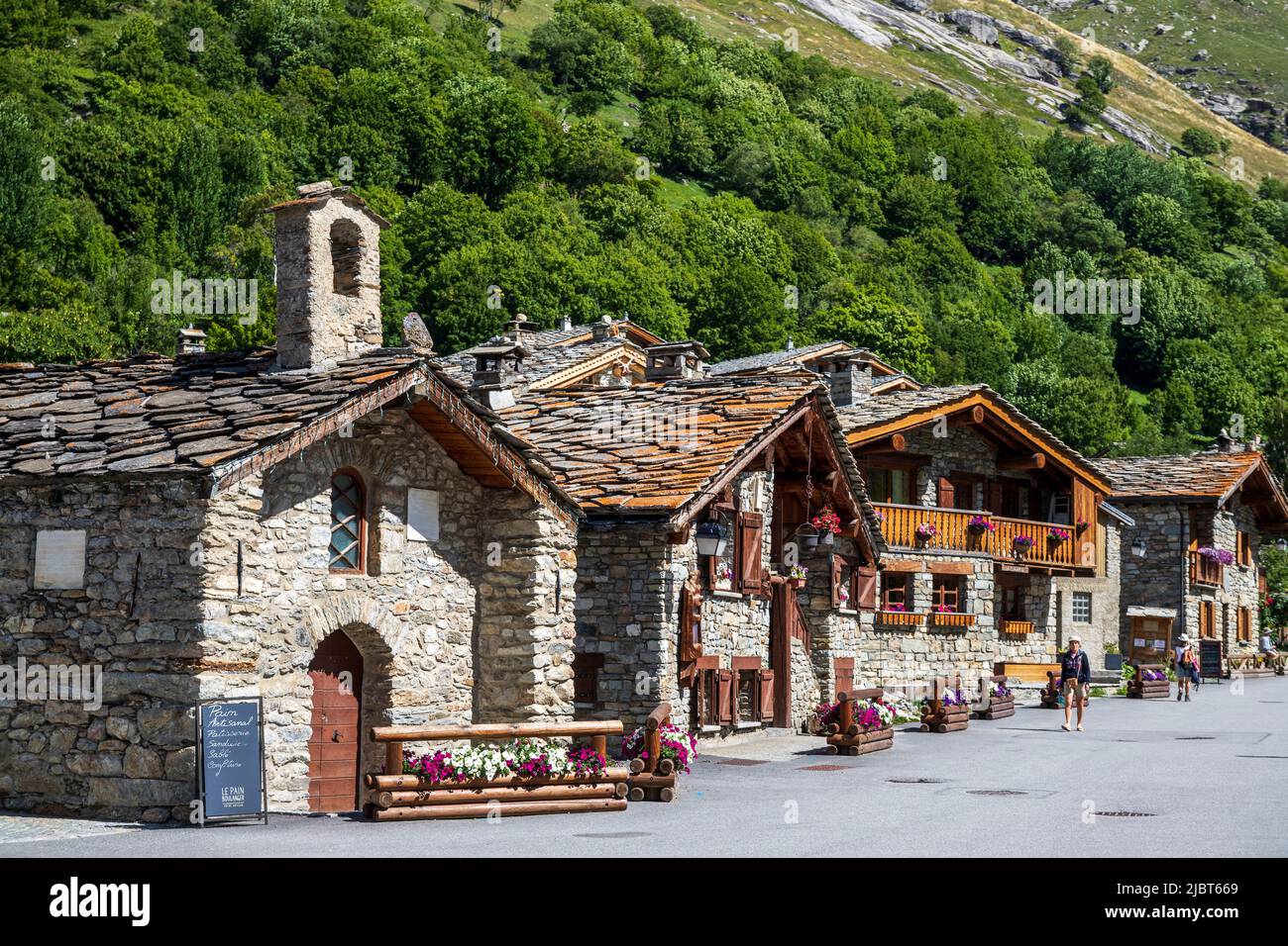 France, Savoie, Vanoise national park, Bonneval-sur-Arc, the highest ...