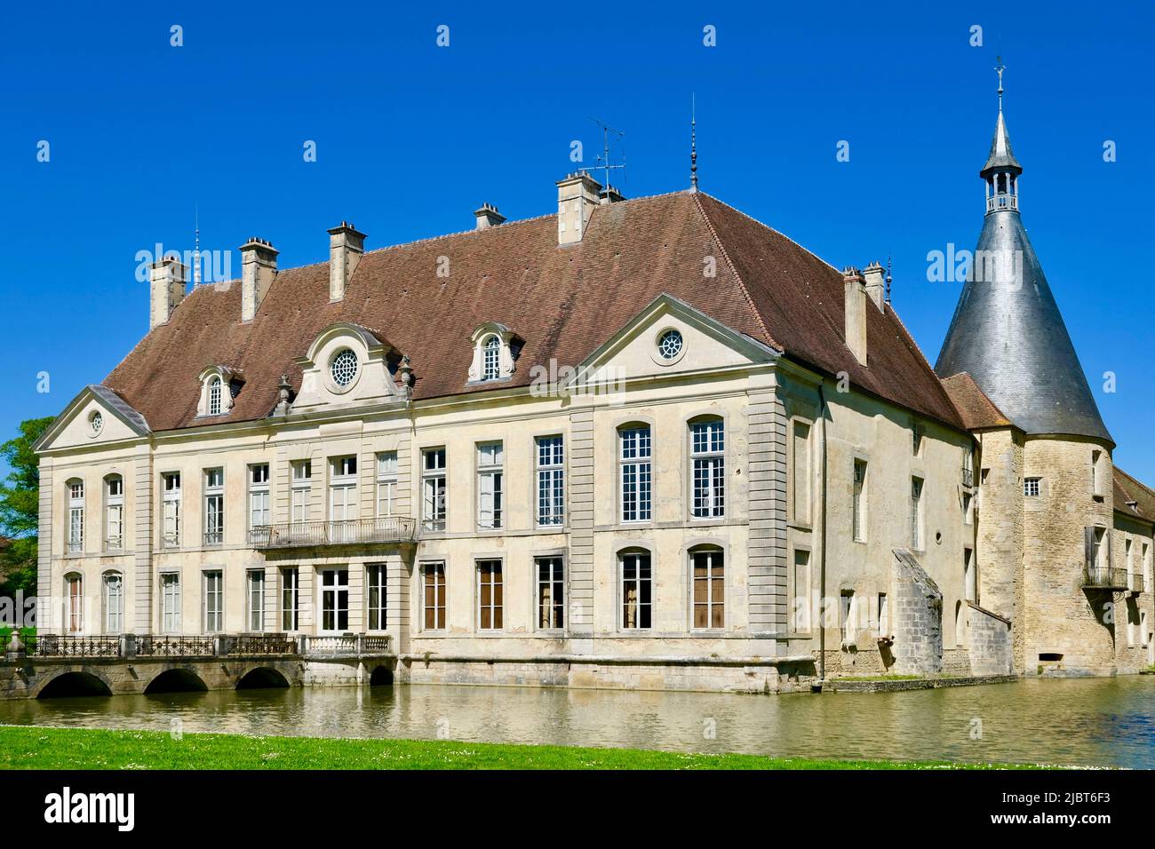 France, Cote d'Or, Commarin, Commarin castle, rebuilt in the 17th and ...
