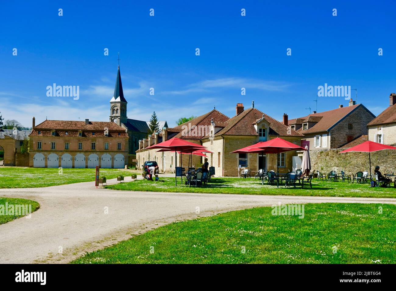 France, Cote d'Or, Commarin, Commarin castle, rebuilt in the 17th and ...