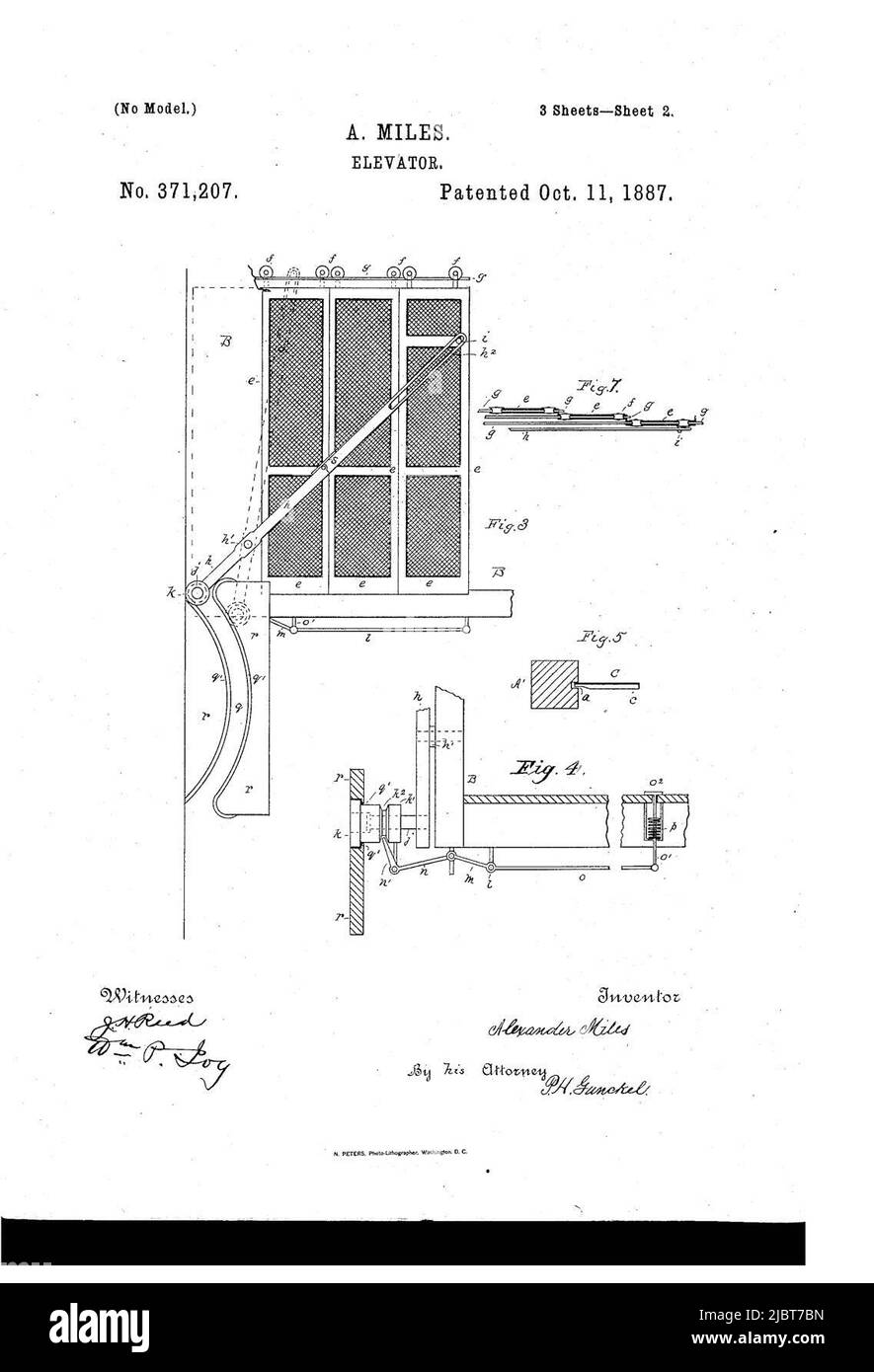 Old elevator historical Cut Out Stock Images & Pictures - Alamy