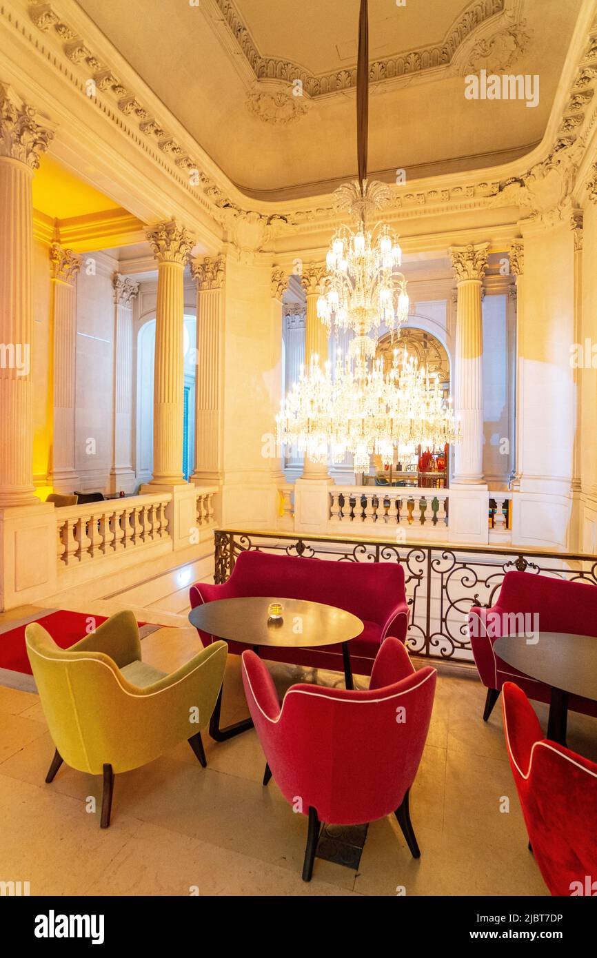 France, Paris, the Baccarat Museum, in the former private mansion of ...