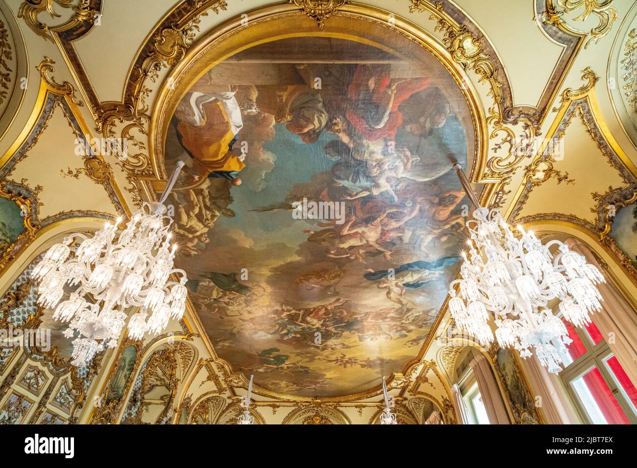 France, Paris, the Baccarat Museum, in the former private mansion of ...