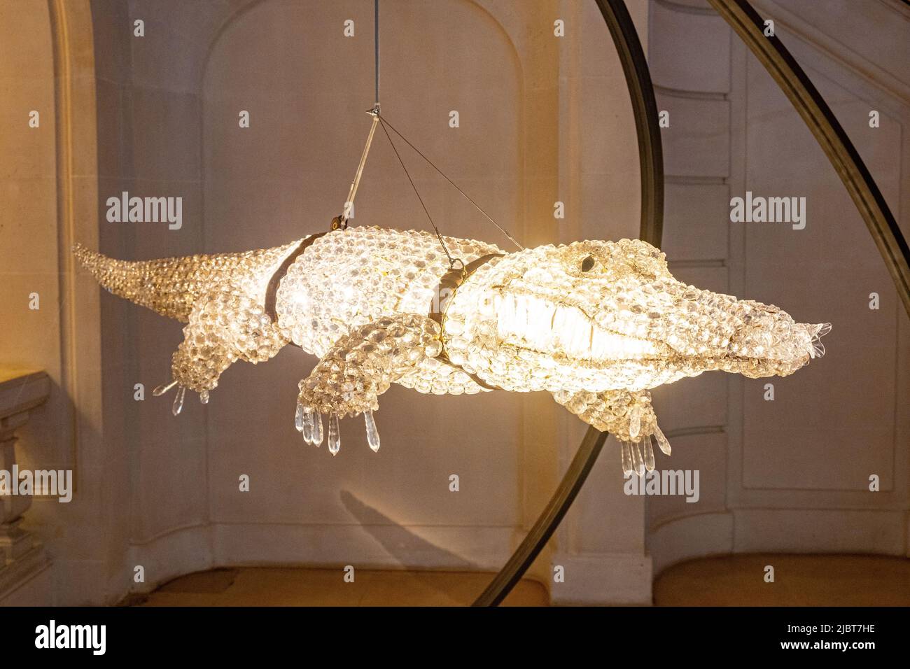 France, Paris, the Baccarat Museum, in the former private mansion of ...