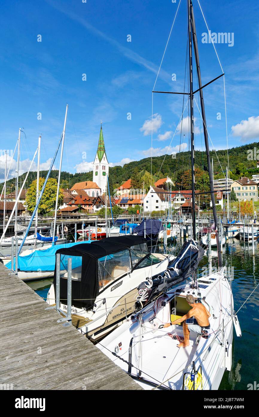 Germany, Baden Wurttemberg, Lake Constance (Bodensee), Sipplingen ...