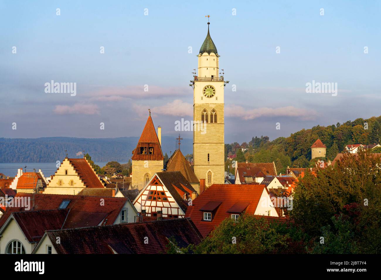 Germany, Baden Wurttemberg, Lake Constance (Bodensee), Uberlingen, Old ...