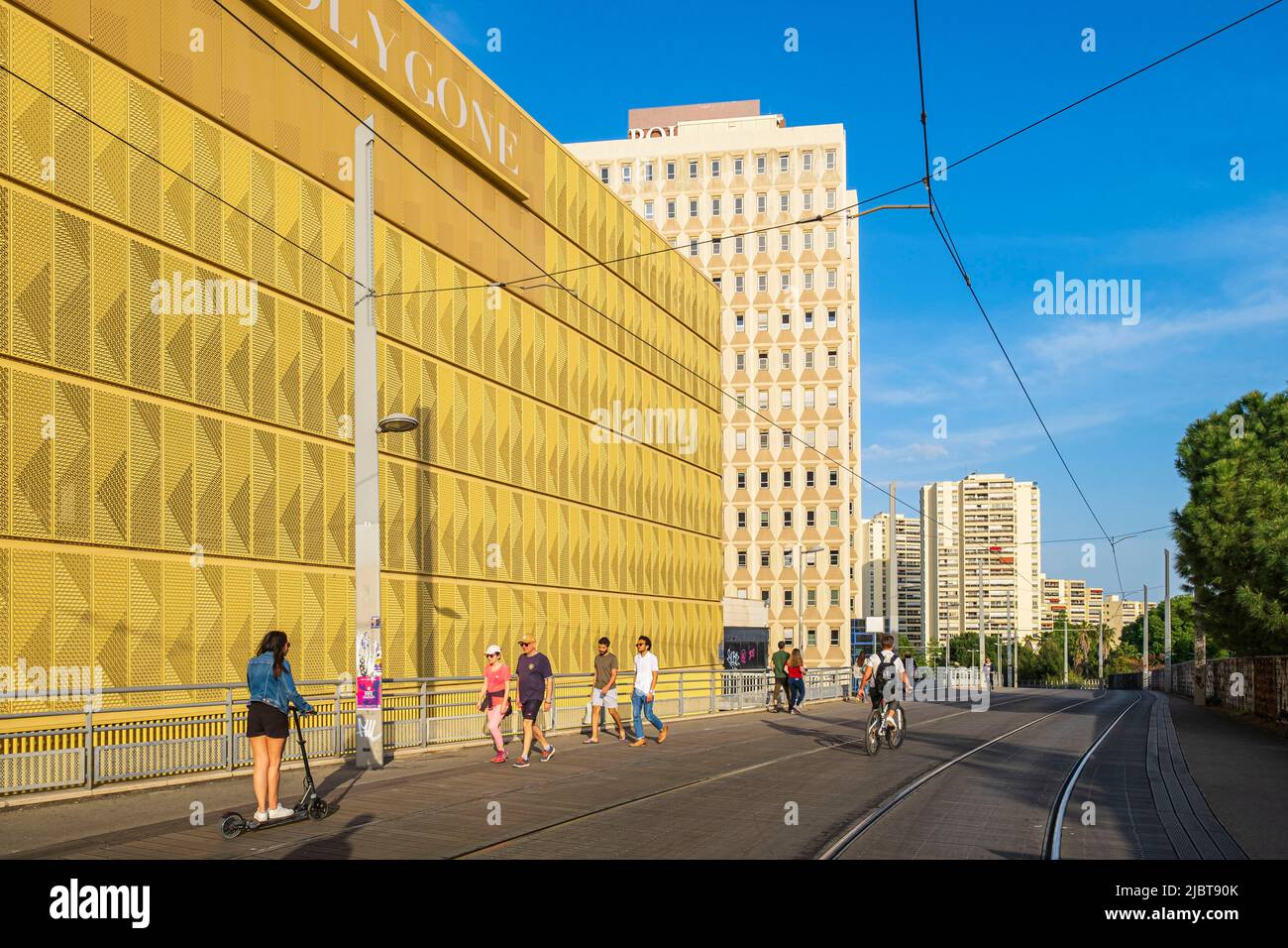 France, Herault, Montpellier, Polygone shopping centre Stock Photo - Alamy