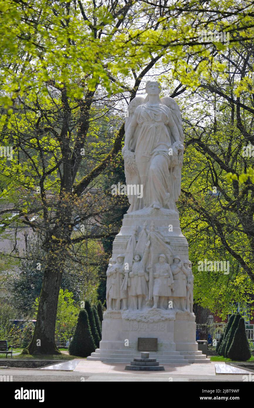 France, Territoire de Belfort, Belfort, Square du Souvenir, gate, war ...