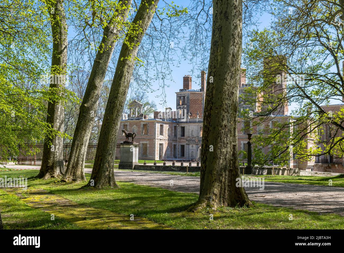 France, Puy de Dome, castle of Randan, Domaine royal de Randan, Randan ...