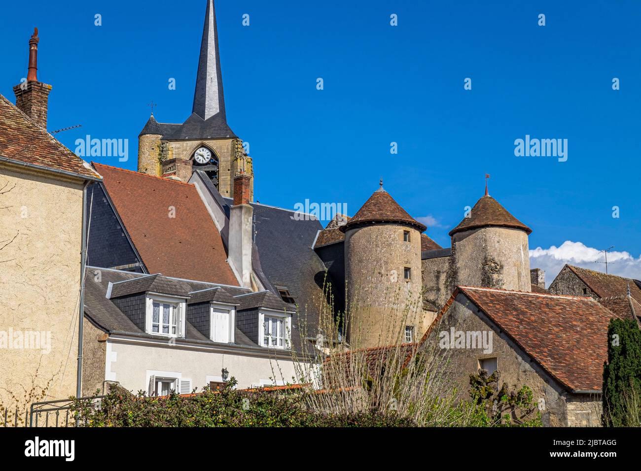 France, Nievre, Moulins-Engilbert, Parc Naturel Regional du Morvan ...