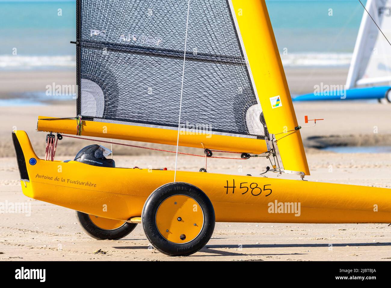 France, Pas de Calais, Berck-sur-mer, Grand Prix char-à-voile de Berck ...