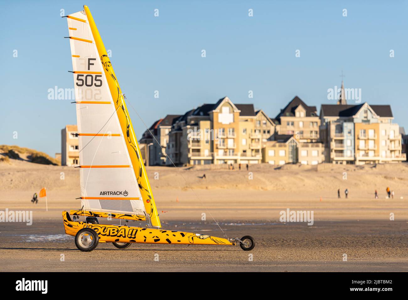 France, Pas de Calais, Berck-sur-mer, Grand Prix char-à-voile de Berck ...
