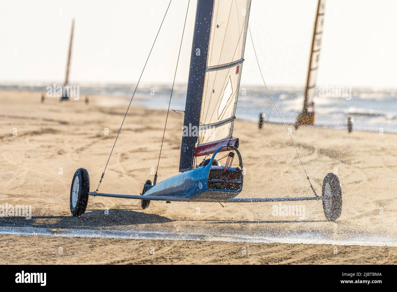 France, Pas de Calais, Berck-sur-mer, Grand Prix char-à-voile de Berck ...