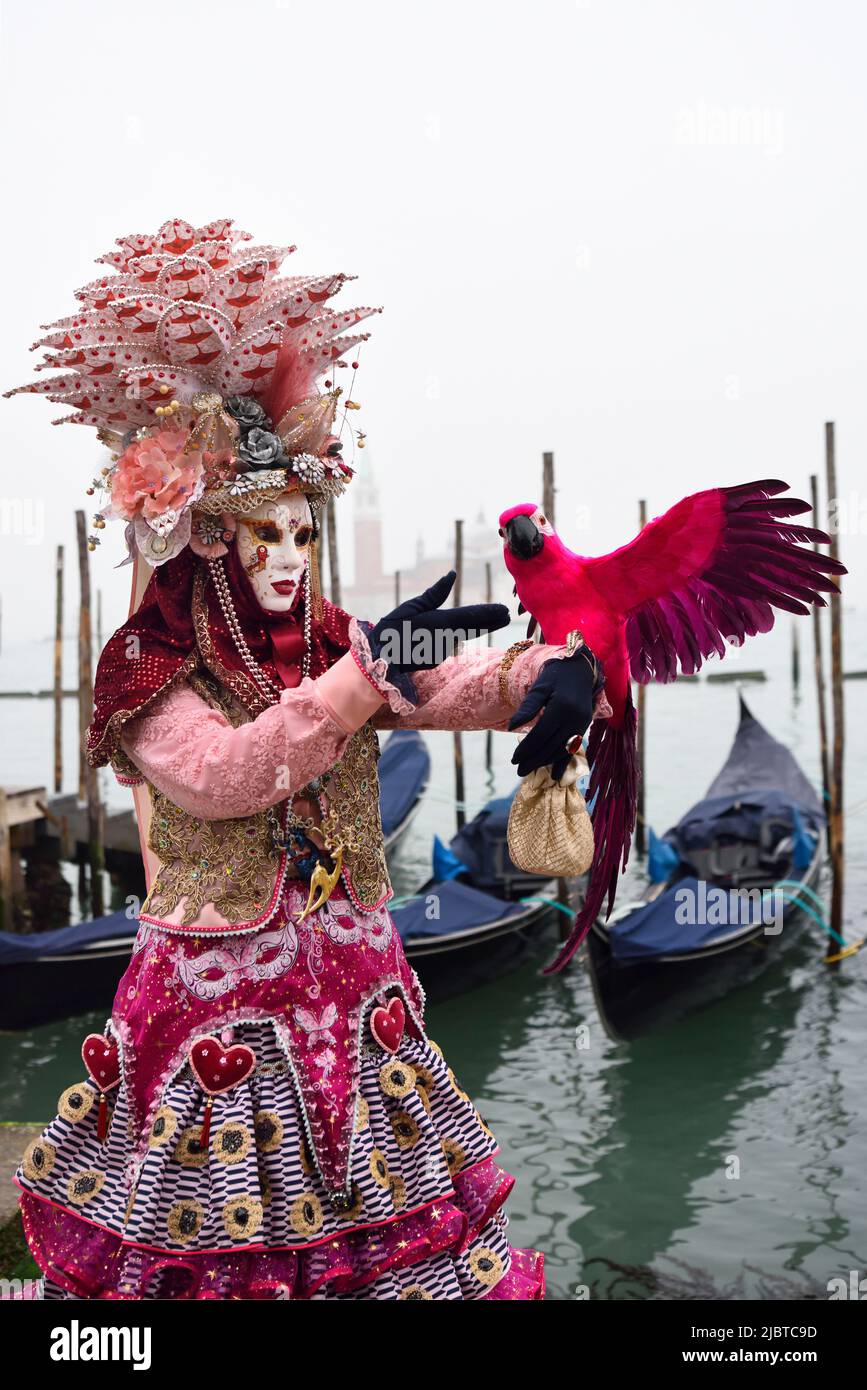 Italy, Venetia, Venice, listed as World Heritage by UNESCO, Carnival on ...
