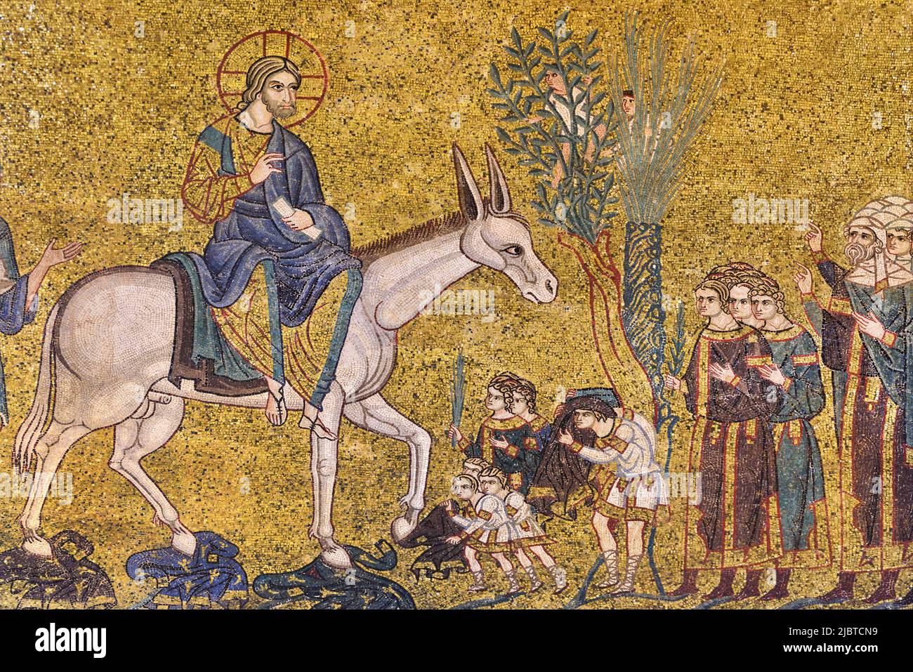 Jesus entry into jerusalem hi-res stock photography and images - Alamy