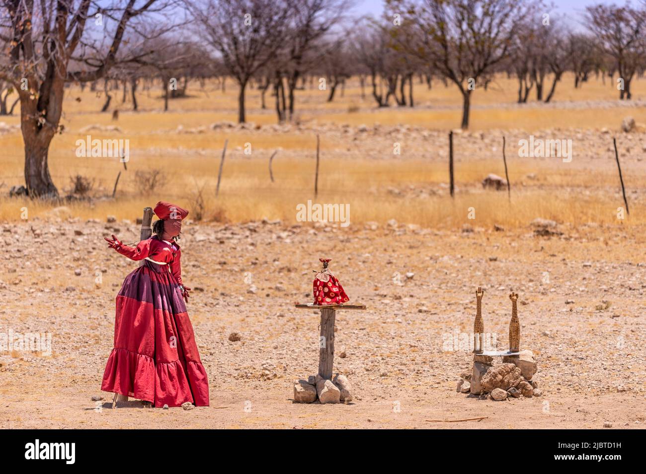Namibia, Kunene region, Khorixas, Herero village Stock Photo - Alamy