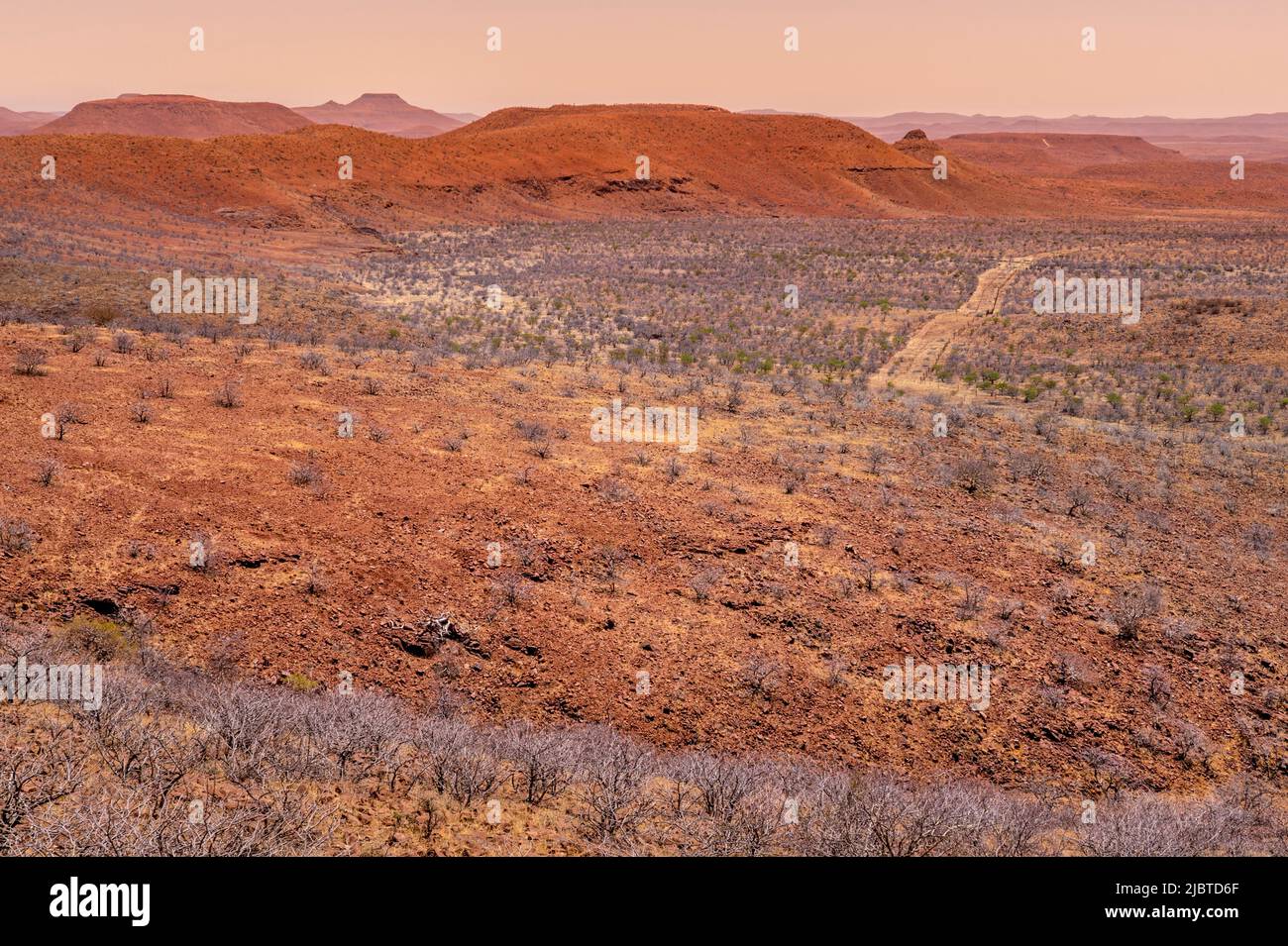 Namibia, Kunene region, Damaraland, Palmwag, Grootberg Pass Stock Photo ...