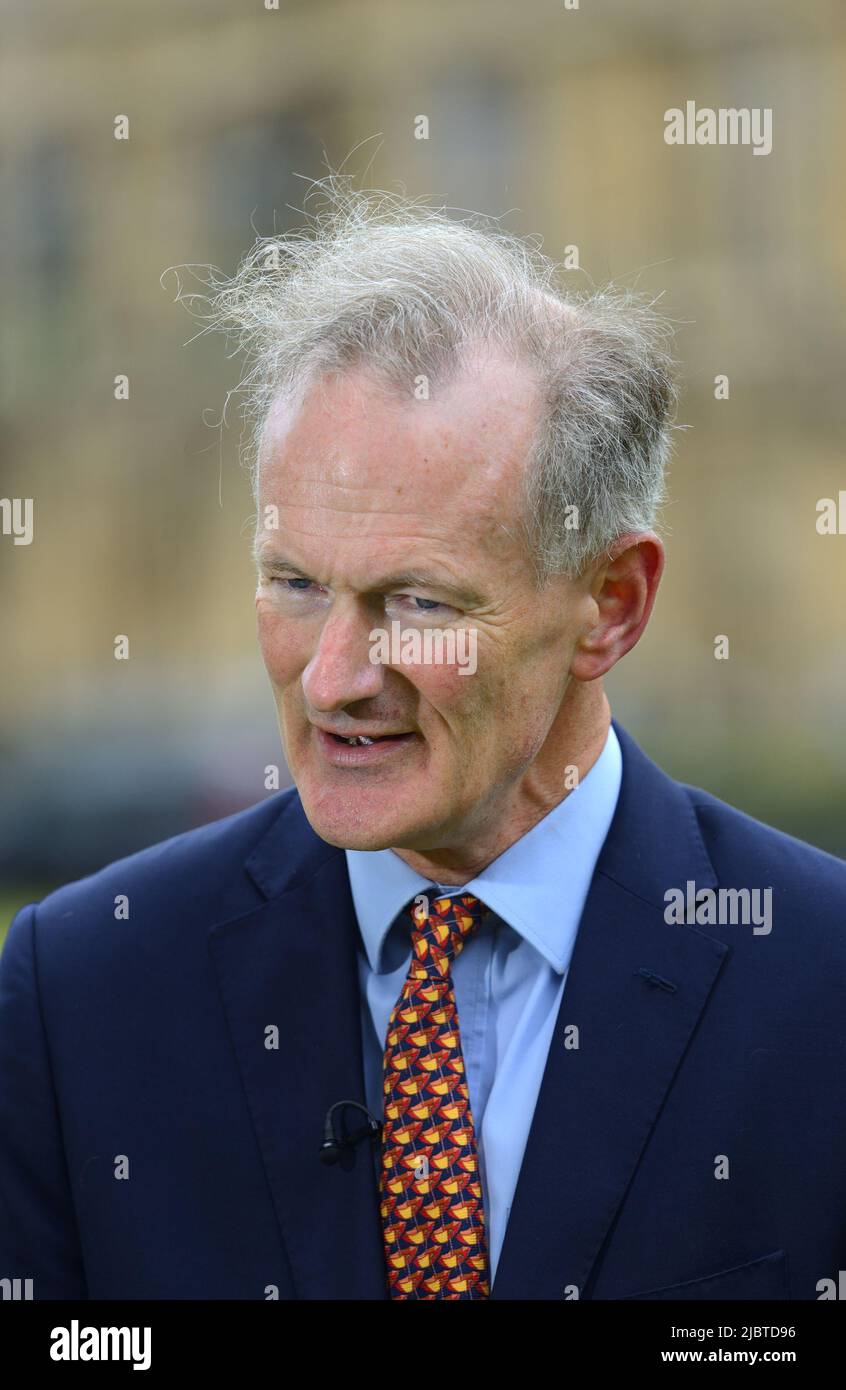 John Penrose MP (Con: Weston-super-Mare) in Westminster, being ...