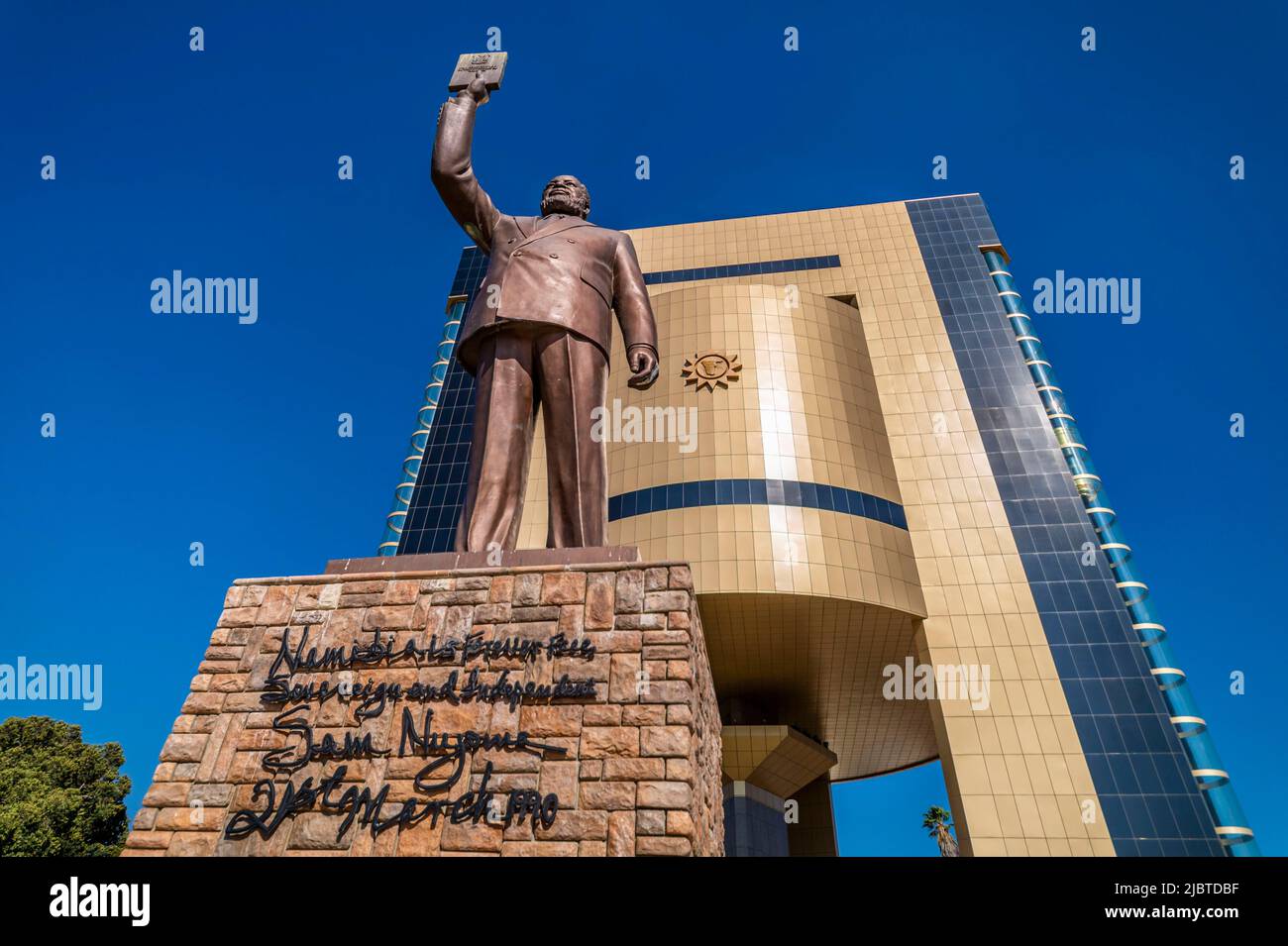 Namibia, Khomas region, Windhoek, Independence Memorial Museum built by ...