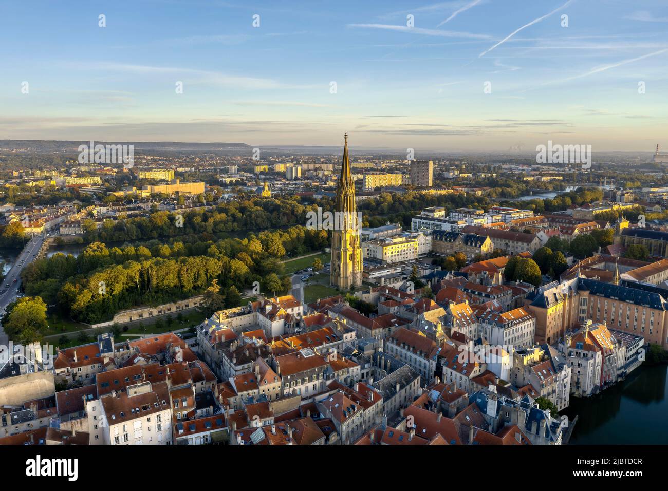 France metz aerial hi-res stock photography and images - Alamy