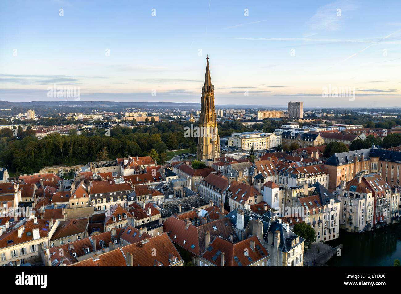 France, Moselle, Metz, Garrison temple (aerial view Stock Photo - Alamy
