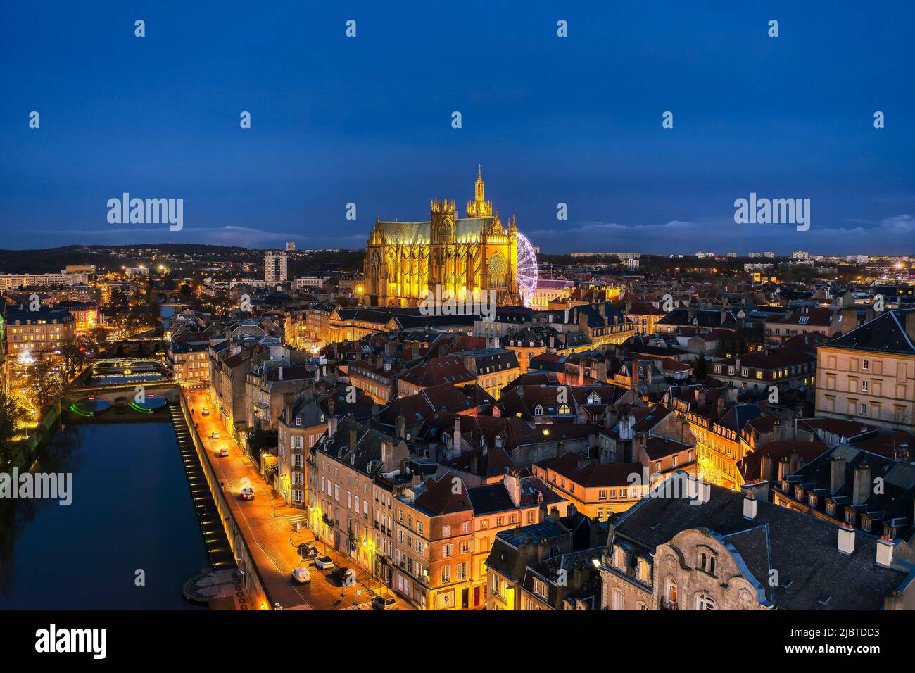 France metz aerial hi-res stock photography and images - Alamy
