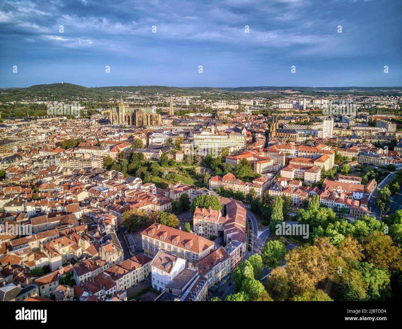 France metz aerial hi-res stock photography and images - Alamy